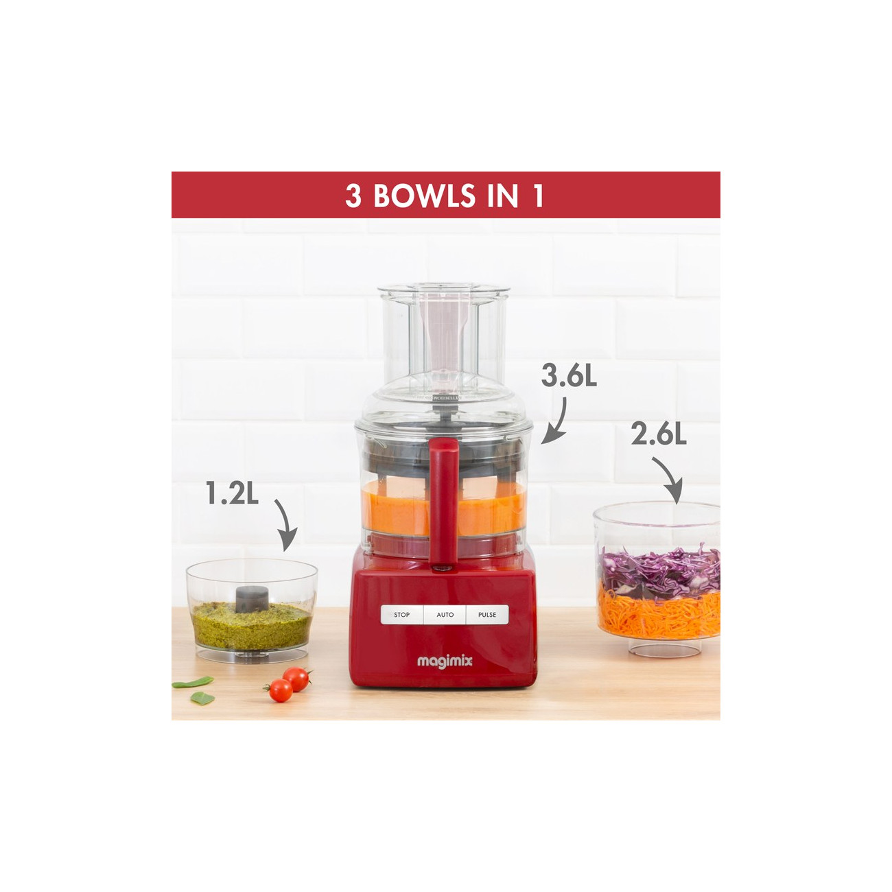 5200XL Food Processor Magimix - Multifunction - Satin